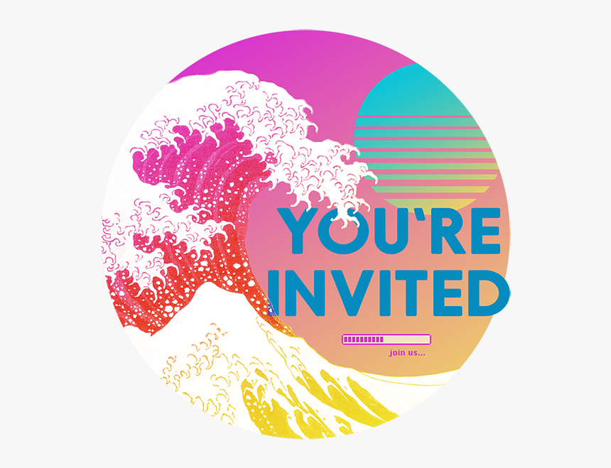 Illustrated Image Of The Great Wave, HD Png Download , Transparent Png ...