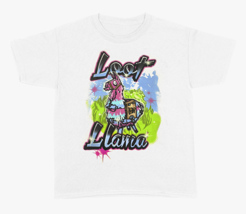 Fortnite Loot Llama White Tee, HD Png Download , Transparent Png Image ...