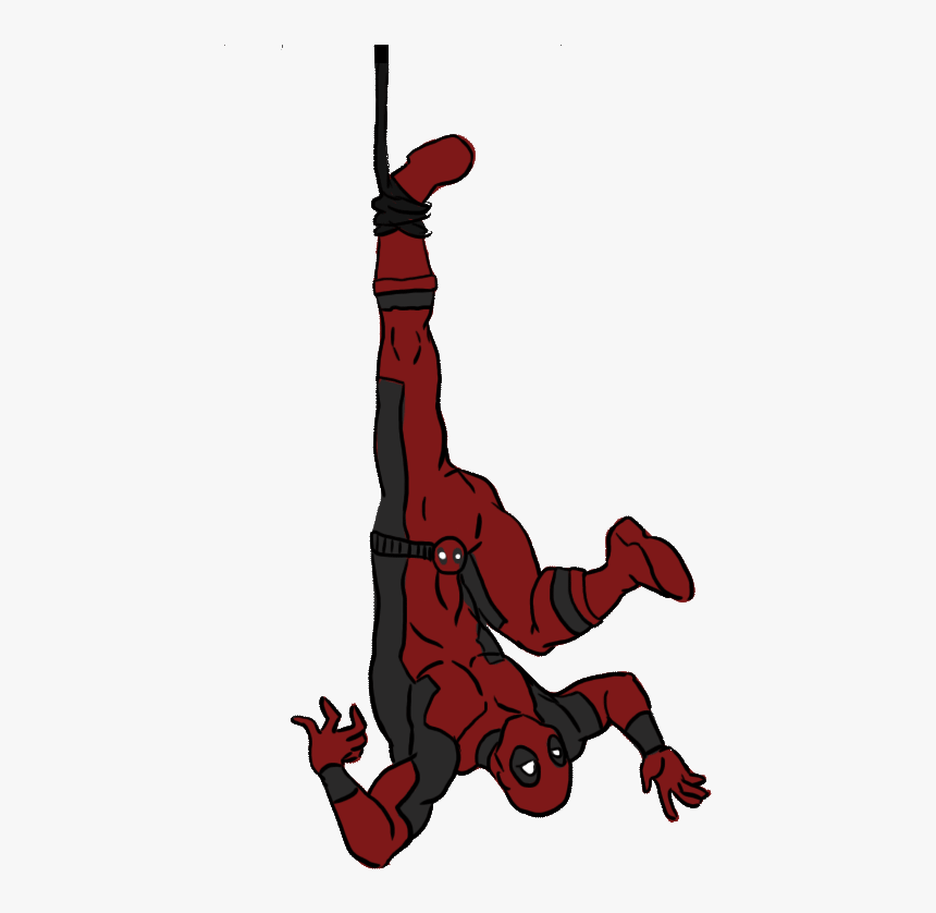 Deadpool Hanging Ab, HD Png Download , Transparent Png Image - PNGitem
