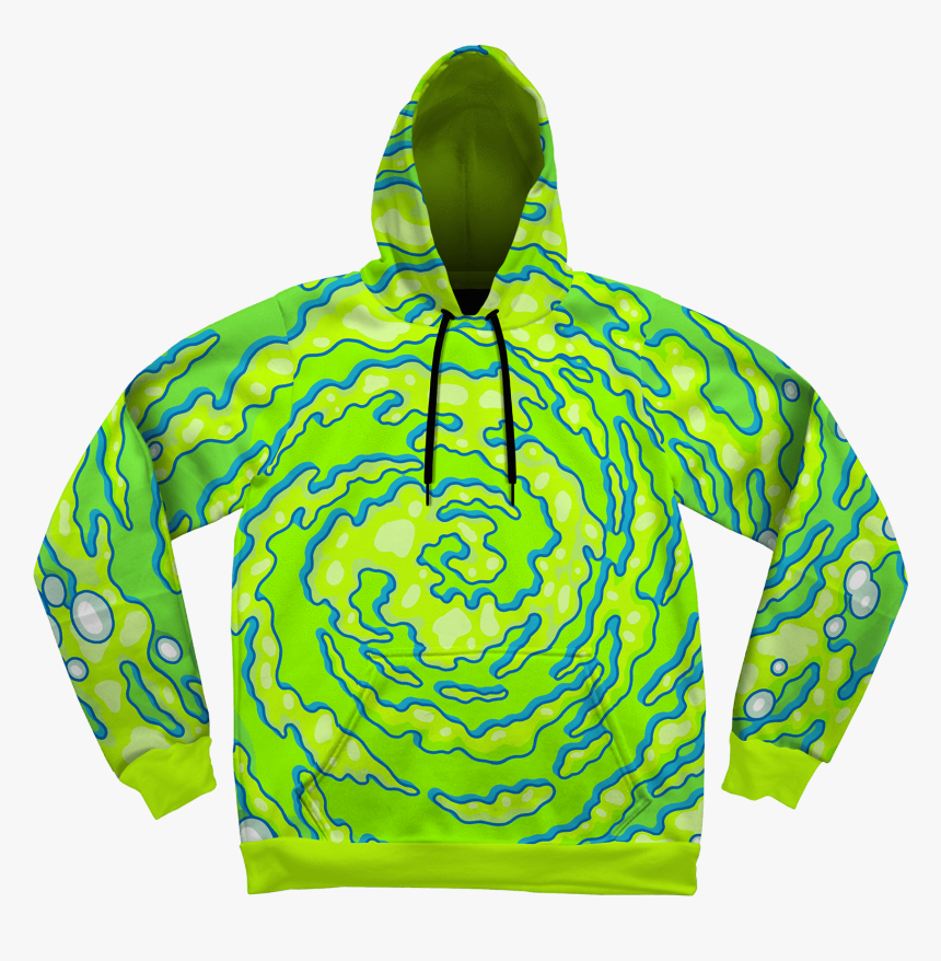 Neon Portal Hoodie Pullover Hoodies Electro Threads, HD Png Download ...