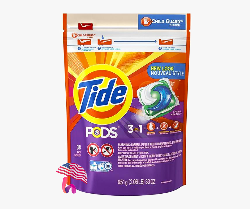 Viên Giặt Xả Tide Pops 3 In, HD Png Download , Transparent Png Image ...
