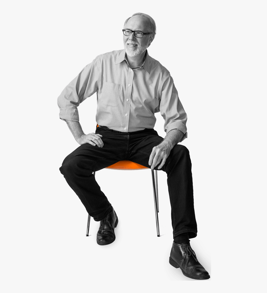 Transparent Man Sitting In Chair Png, Png Download , Transparent Png ...