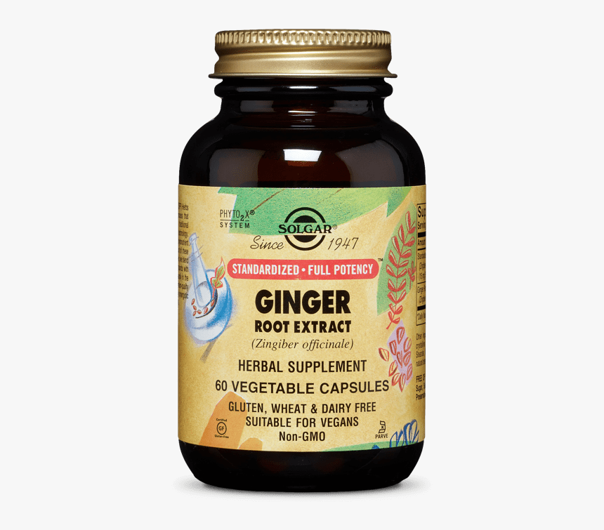 Sfp Ginger Root Extract Vegetable Capsules, HD Png Download ...