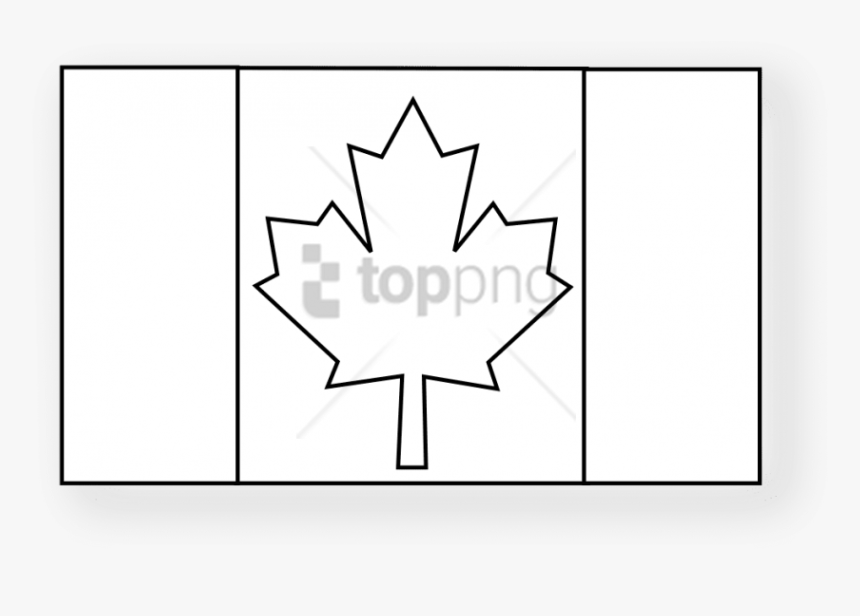 Free Png Download Canadian Flag Line Art Png Images, Transparent Png ...