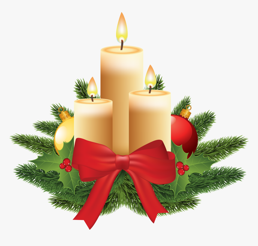 *christmas Candles , Png Download, Transparent Png , Transparent Png ...