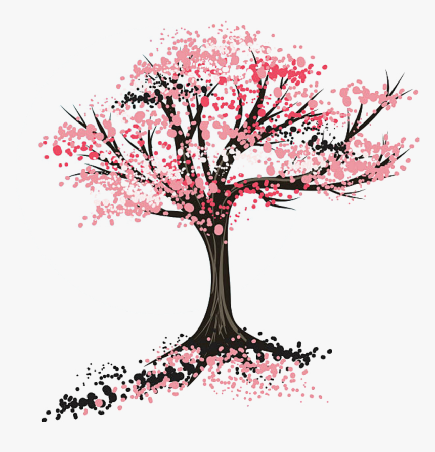 Cherry Blossom Tree Drawing Easy