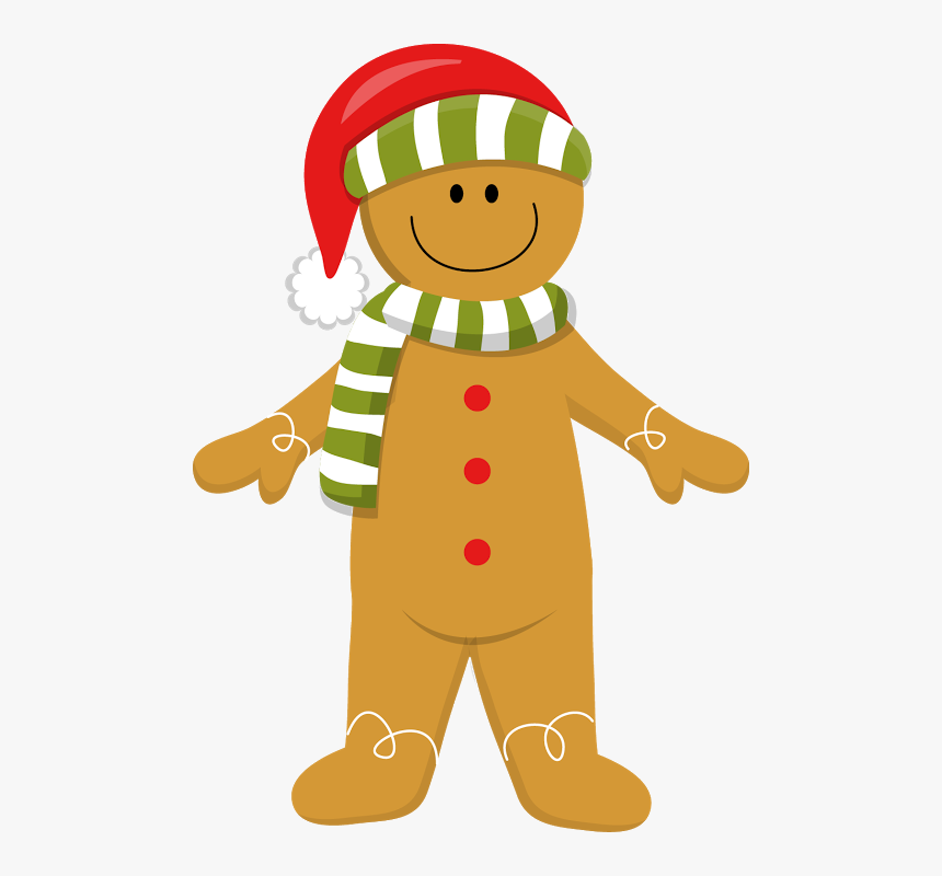 Christmas Clip Art Gingerbread Man, HD Png Download , Transparent Png ...