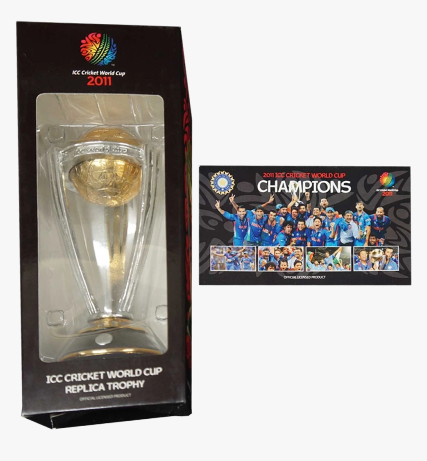 2011 Icc Cricket World Cup Trophy In Collectors Box, HD Png Download ...