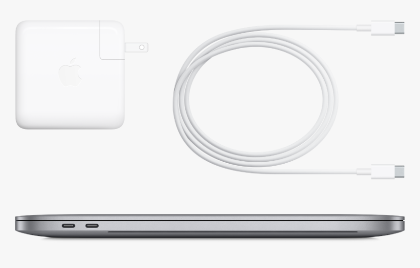 16-inch Macbook Pro Side View With Accompanying Accessories, HD Png ...