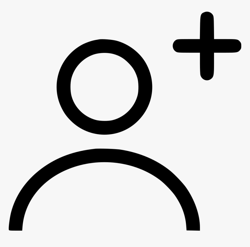User Add Plus Contact Account New Create, HD Png Download , Transparent ...
