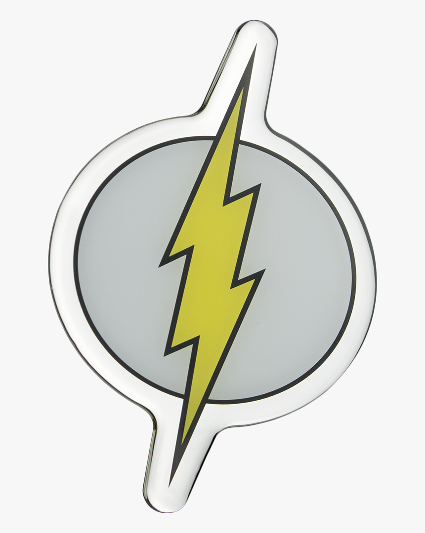 The Flash Logo Lensed Fan Emblem By Fan Emblems, HD Png Download ...