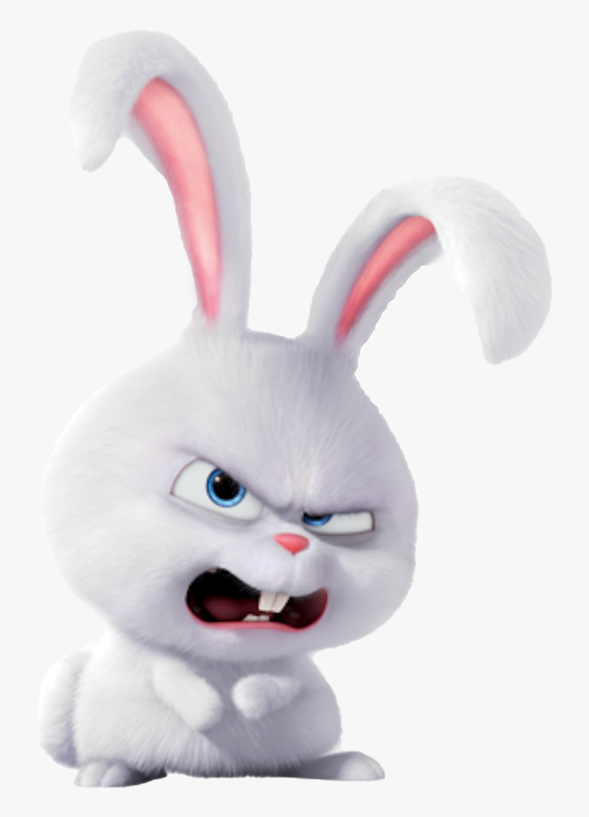 The Secret Life Of Pets Rabbit Snowball Png Image, Transparent Png ...