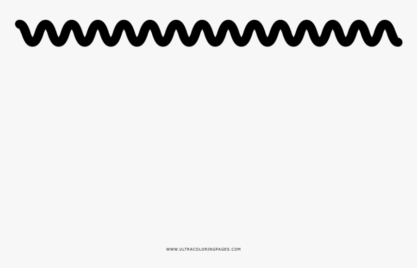 Wavy Line Coloring Page, HD Png Download , Transparent Png Image - PNGitem