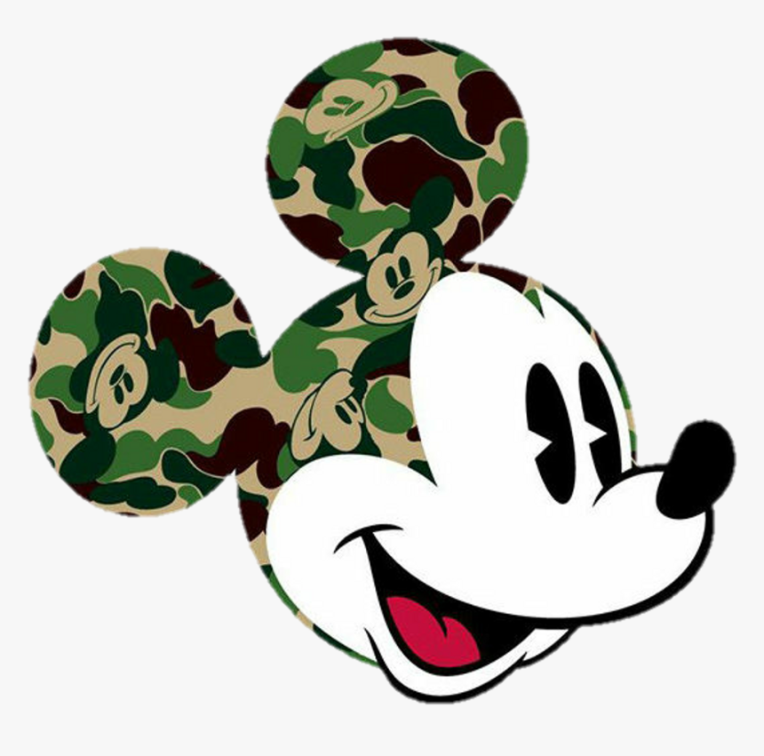 Bape Mickey Mouse Clipart , Png Download, Transparent Png , Transparent ...