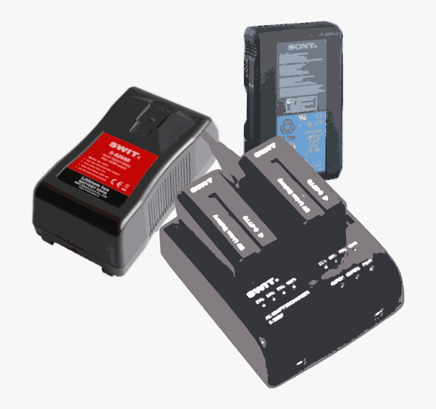 Battery & Charger, HD Png Download , Transparent Png Image - PNGitem