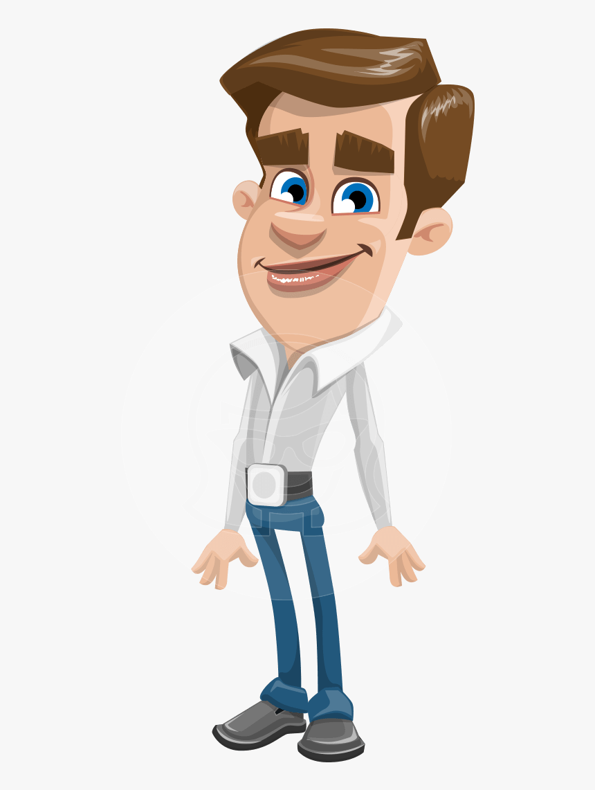 Cartoon Business Man Animation Character, HD Png Download , Transparent ...
