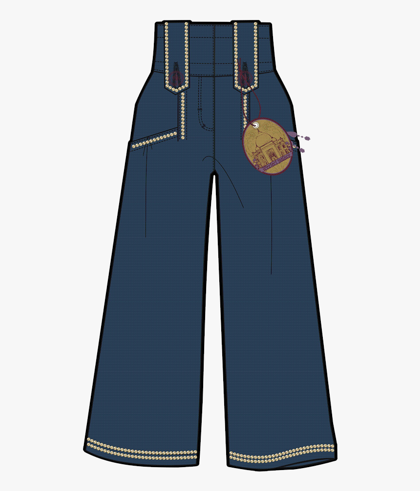 Clip Art Cowboy Designer Bell Bottoms - กางเกง ยีน ส์ การ์ตูน Png ...