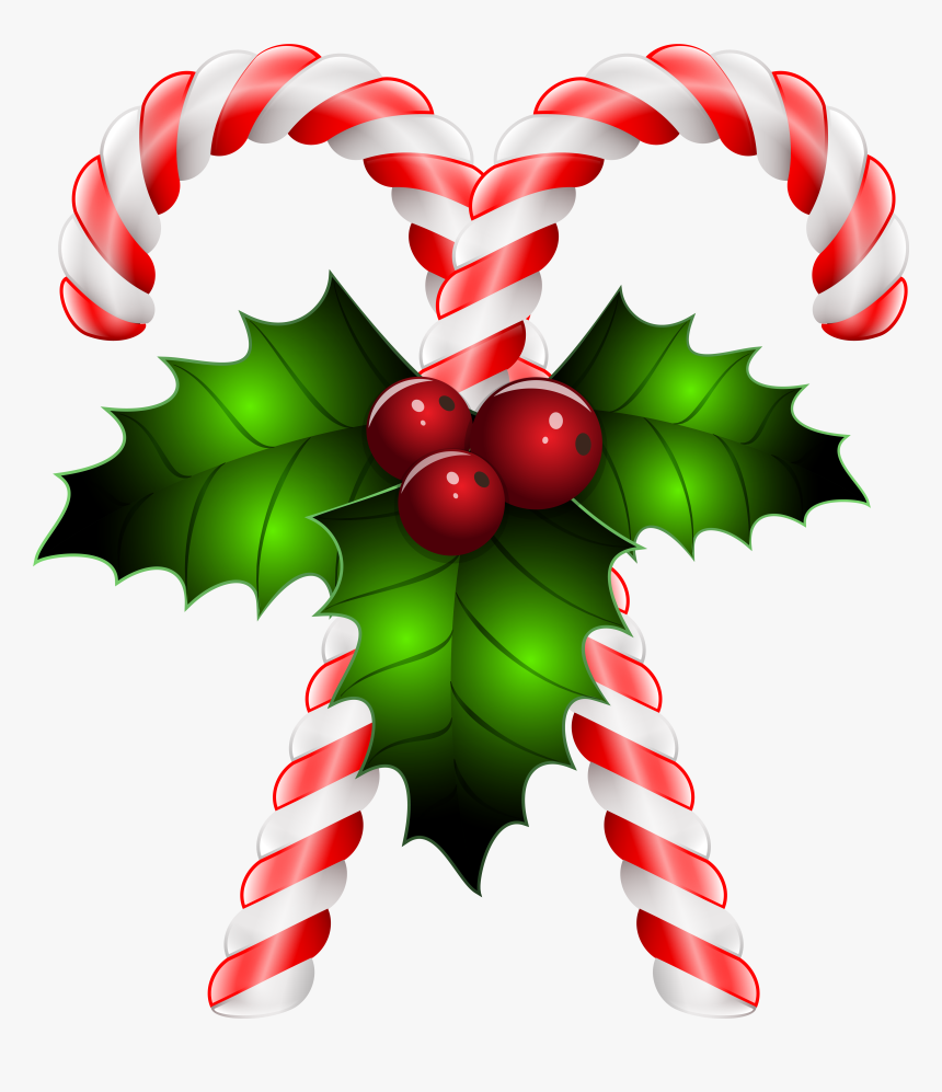 Christmas Candy Cane Transparent Clipart , Png Download - Christmas ...