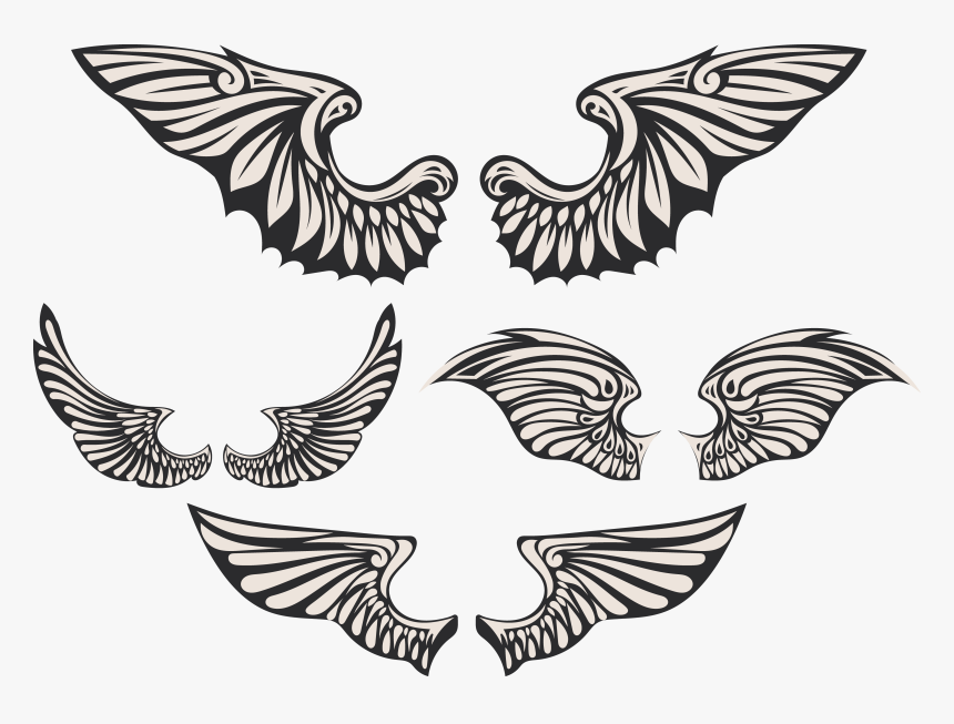 Transparent Angel Wings Vector Png - Symbol For Angel Wings, Png ...