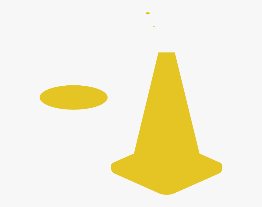 Yellow Cone Clipart, HD Png Download , Transparent Png Image - PNGitem
