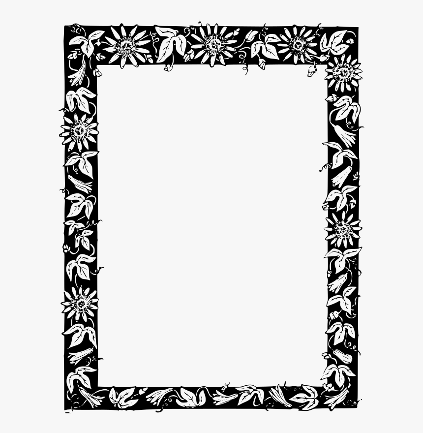 Black And White Rectangle Border, HD Png Download , Transparent Png ...