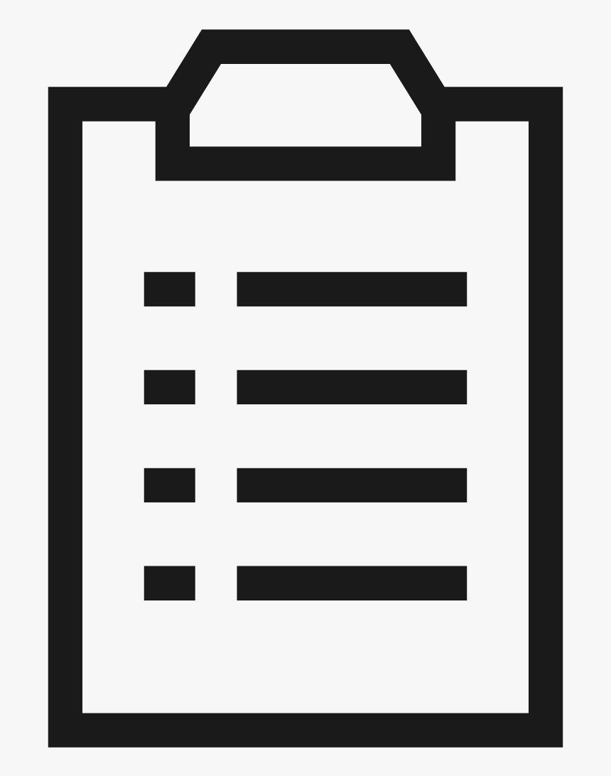 Checklist Outline Png Clipart , Png Download, Transparent Png ...