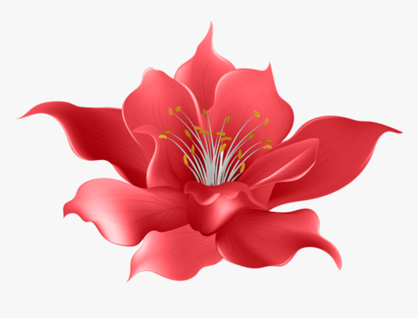 Red Flower Png - Purple Flower Clipart No Background, Transparent Png ...