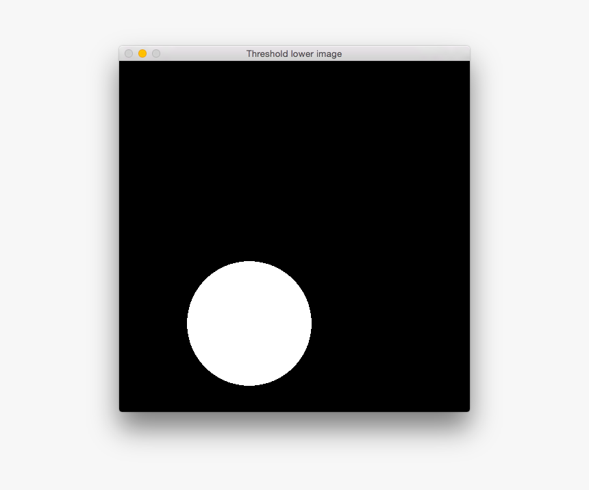 Lower Red Hue Range - Black Square With White Circle, HD Png Download ...