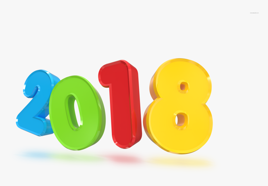 New Year 2018 Logo Png, Transparent Png , Transparent Png Image - PNGitem
