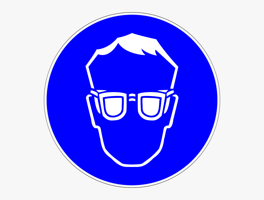 Symbol Science Laboratory Signs - Eye Protection Clipart, HD Png ...