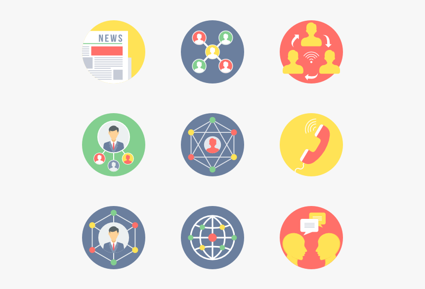 Communication & Connectivity - Connection Flat Icon Png, Transparent ...