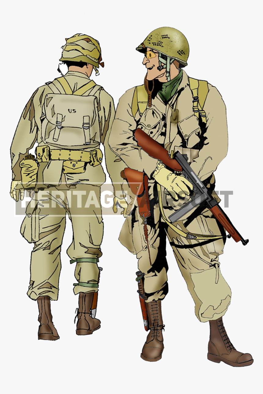Ww2 Us Paratrooper Loadout, HD Png Download , Transparent Png Image ...