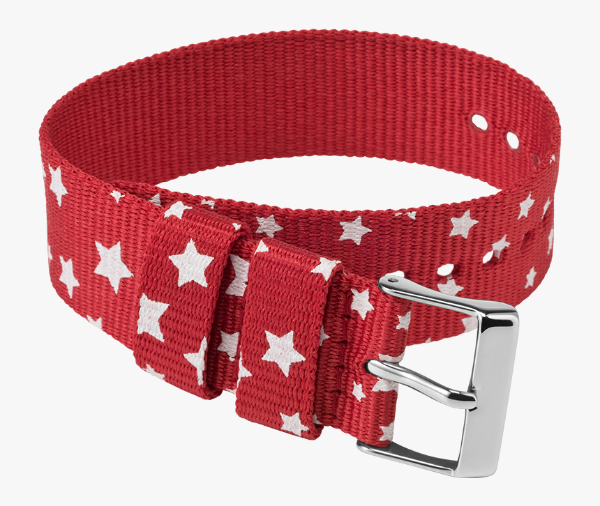 20mm Fabric Slip-thru Single Layer Strap Red Large - Floral Pattern ...