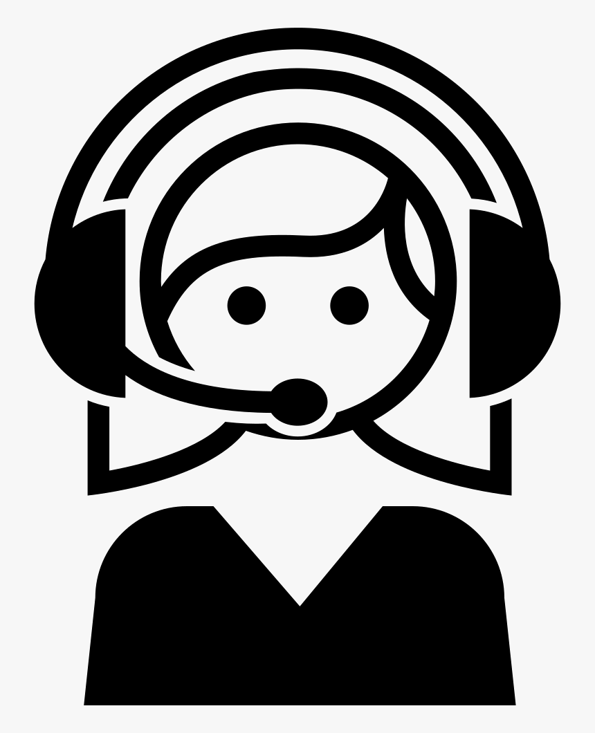 Female Call Center Agent - Vetor Png Call Center, Transparent Png ...