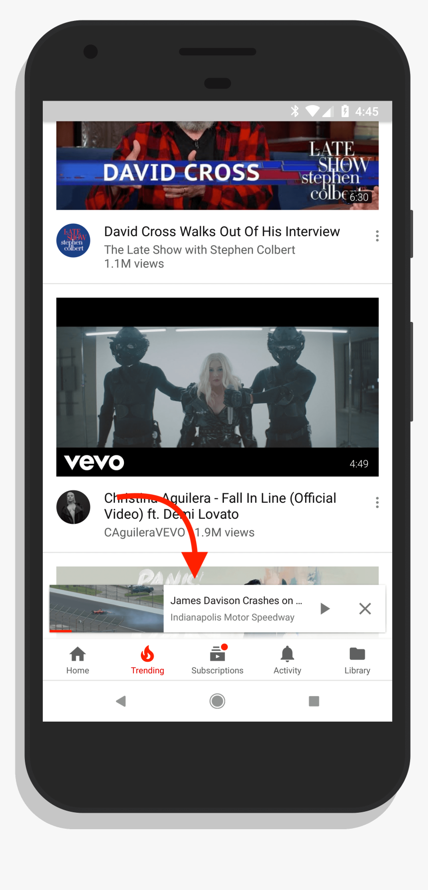 New Youtube Phone Layout, HD Png Download , Transparent Png Image - PNGitem