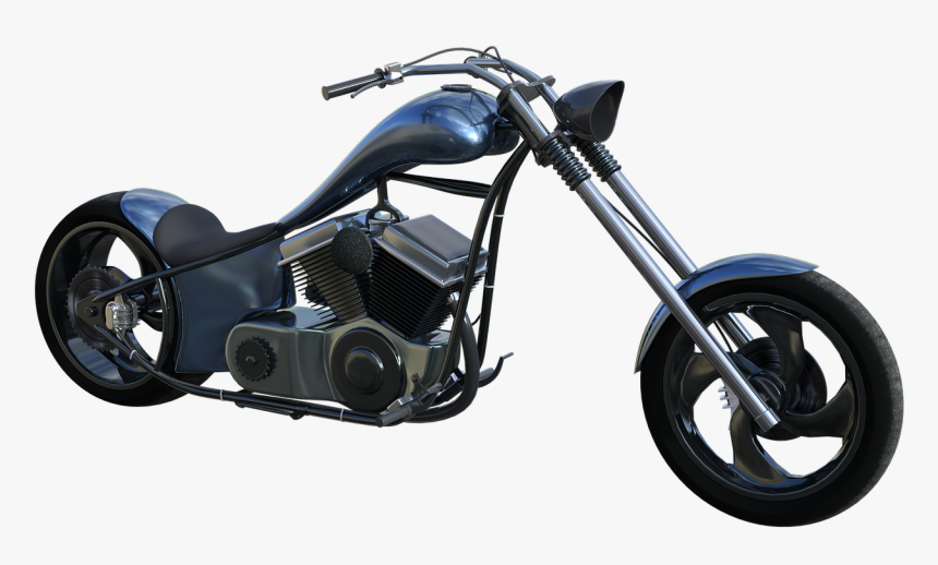 Chopper, Motorcycle, Wheels, Tires, Rims, Handlebars - Chopper, HD Png ...