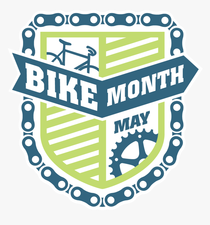 Bike Month Logo - May Is Bike Month Logo, HD Png Download , Transparent ...