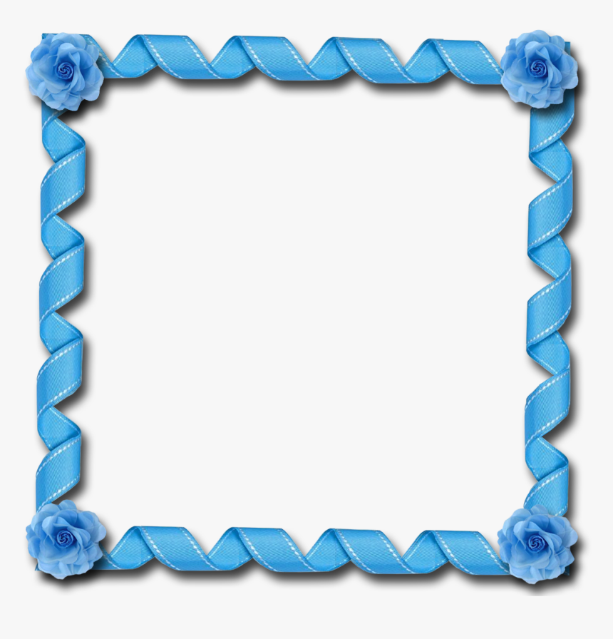 Picture Frame Ribbon - Ribbon Frame Background Png, Transparent Png ...
