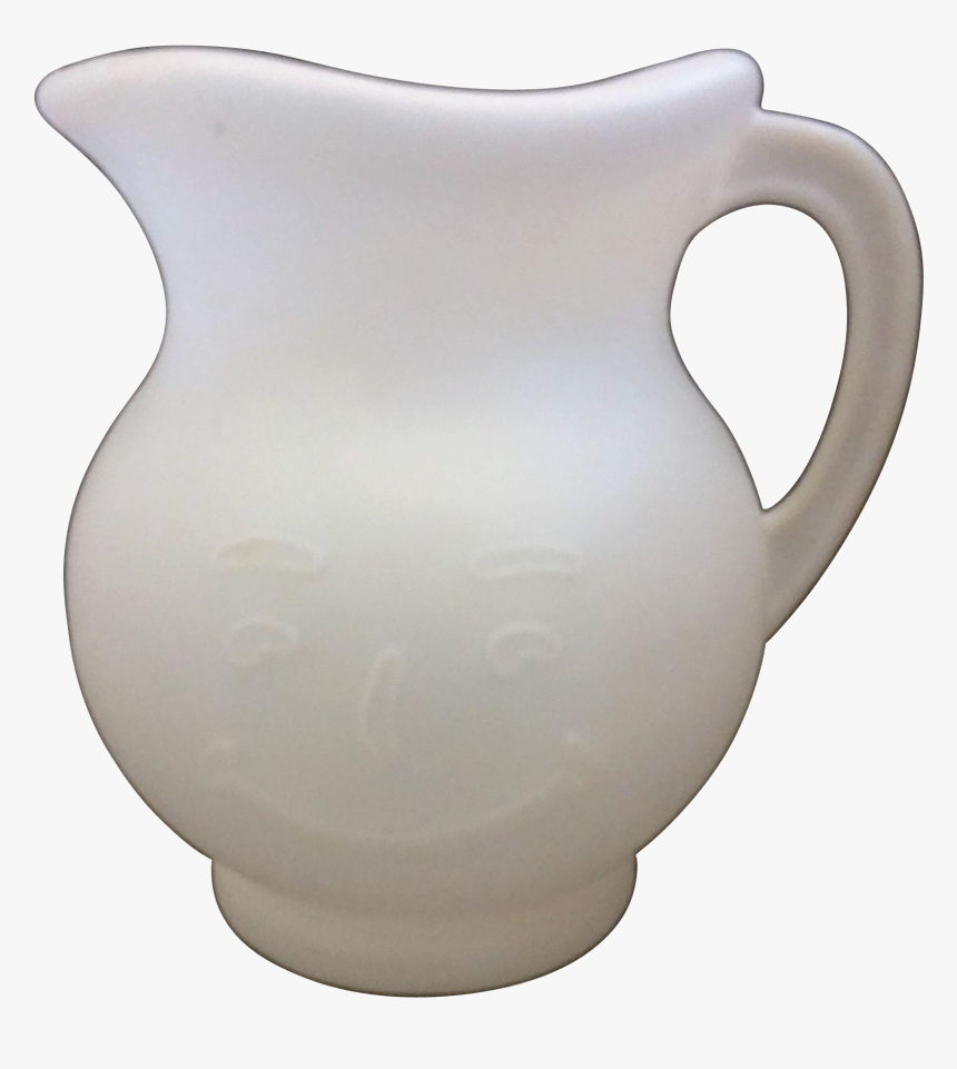 Kool Aid Man Face Pitcher White Plastic 1980s - Ceramic, HD Png ...