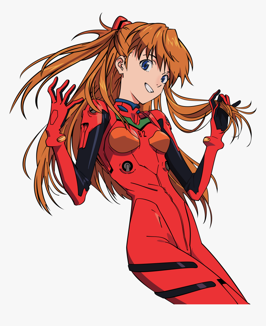 Asuka Langley Soryu Official Art, HD Png Download , Transparent Png ...