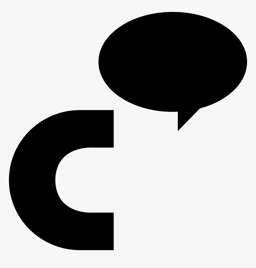 Cinch Logo Of Letter C With An Oval Speech Bubble - Letra C Png ...