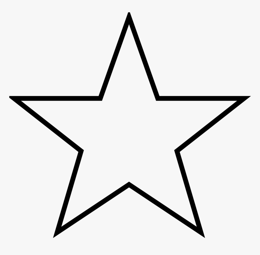 Simple 5 Point Star, HD Png Download , Transparent Png Image - PNGitem