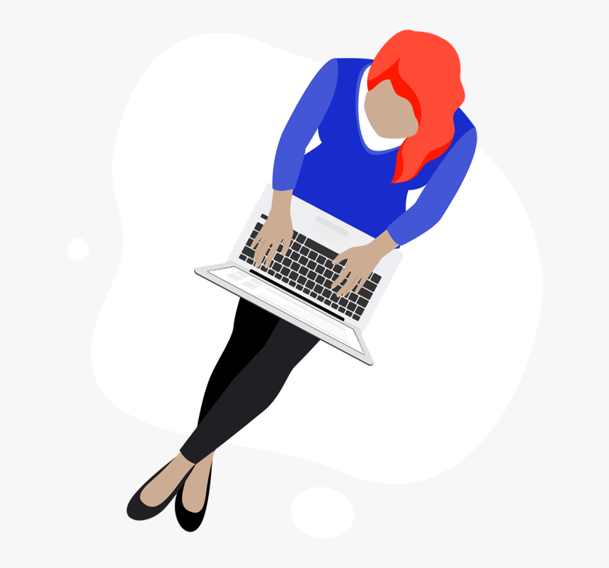 Transparent Person Sitting Side Png - Illustration, Png Download ...