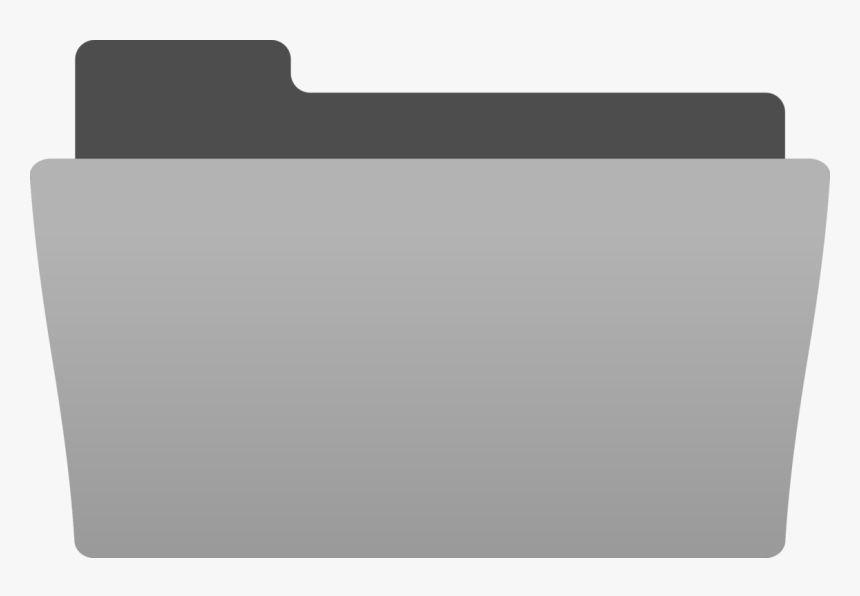 Angle,rectangle,square - Grey Mac Folder Icon, HD Png Download ...