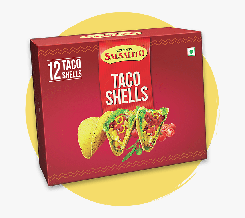 Our Taco Shells Are Made Of Gm-free Cornflour, While - Snack, HD Png ...