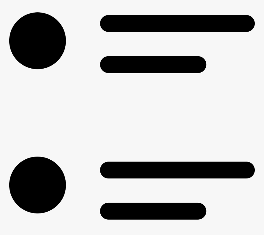List In Bullet Form - Icons Bullet List Vector, HD Png Download ...