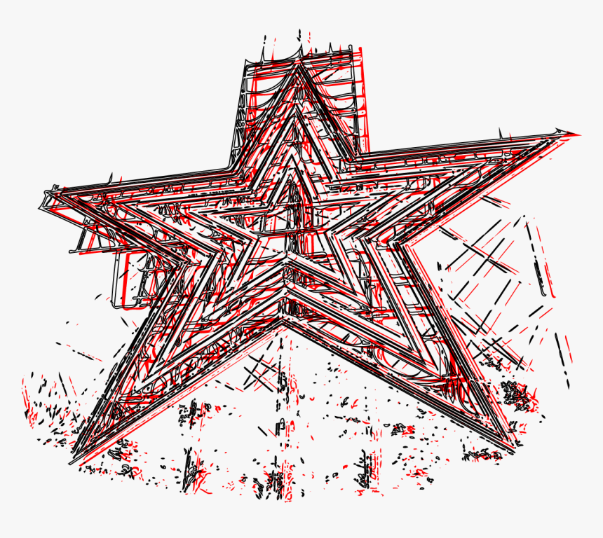 Roanoke Star Star Roanoke Drawing Vector Illustration, HD Png Download , Transparent Png Image ...
