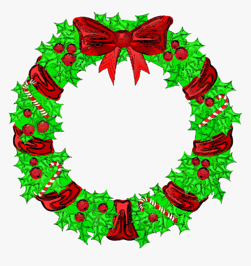 Christmas Circle Ribbon Clipart Png, Transparent Png , Transparent Png ...