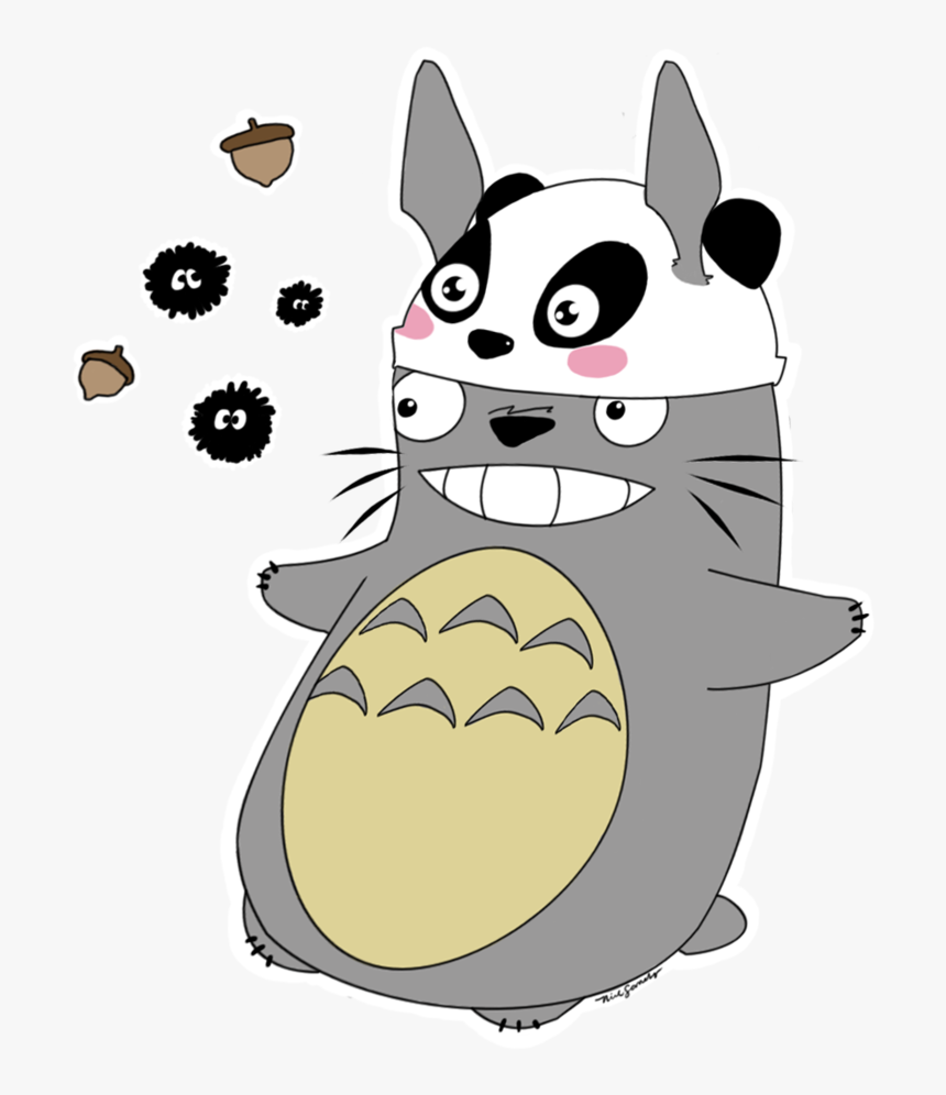 Giant Panda Cat Cartoon Drawing Fan Art, HD Png Download , Transparent ...
