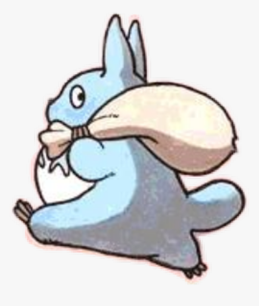 Totoro Sticker Madebyme Anime Rabbit Cute Little, HD Png Download ...